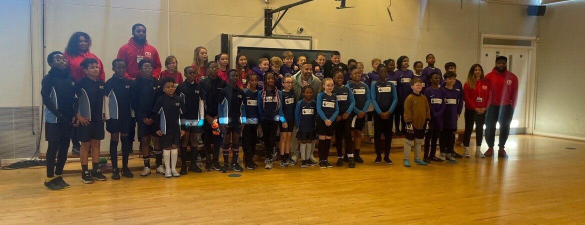 Rio Ferdinand's Visit to Angel Oak - News - Angel Oak Academy